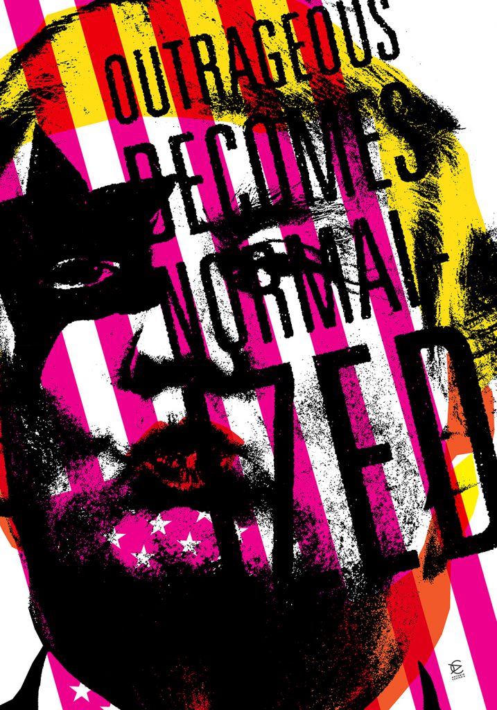 Posters Without Borders, Action, Re-action, Interaction, 2017